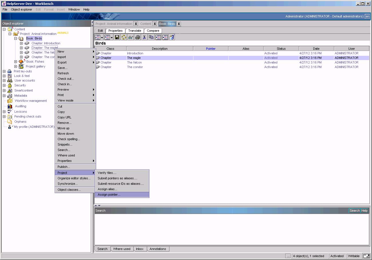 Authoring Working With Pointers 