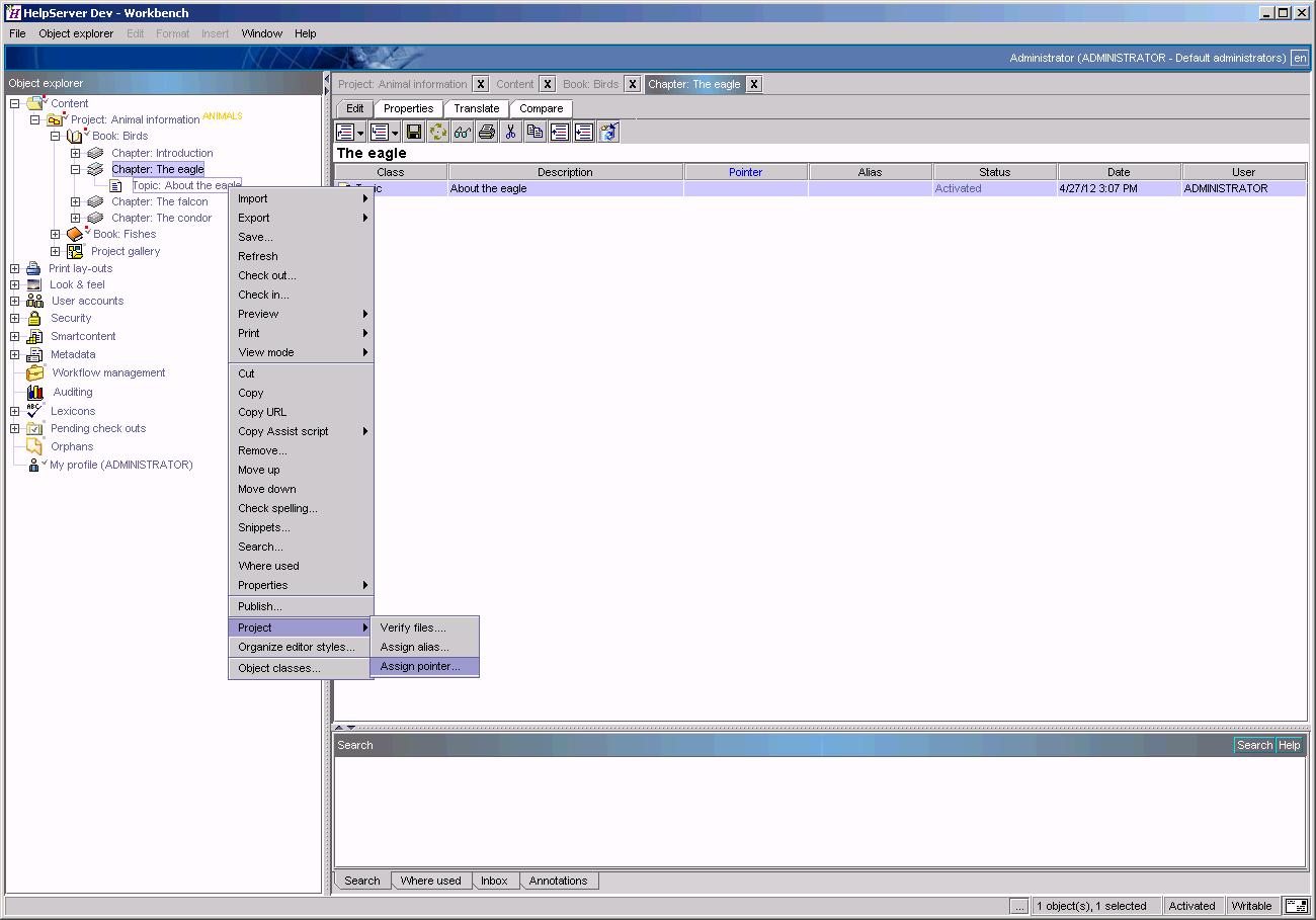 Authoring - Working with pointers