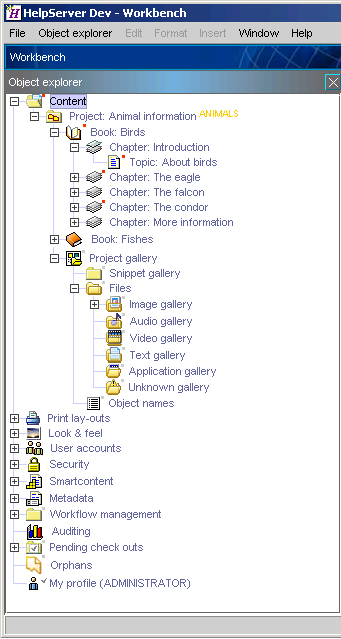 Authoring - The object status
