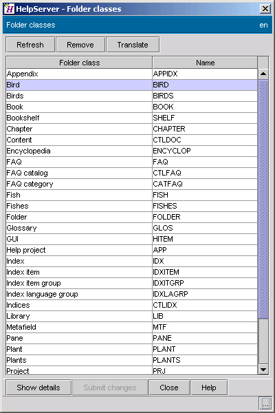 Authoring - Changing the class behavior