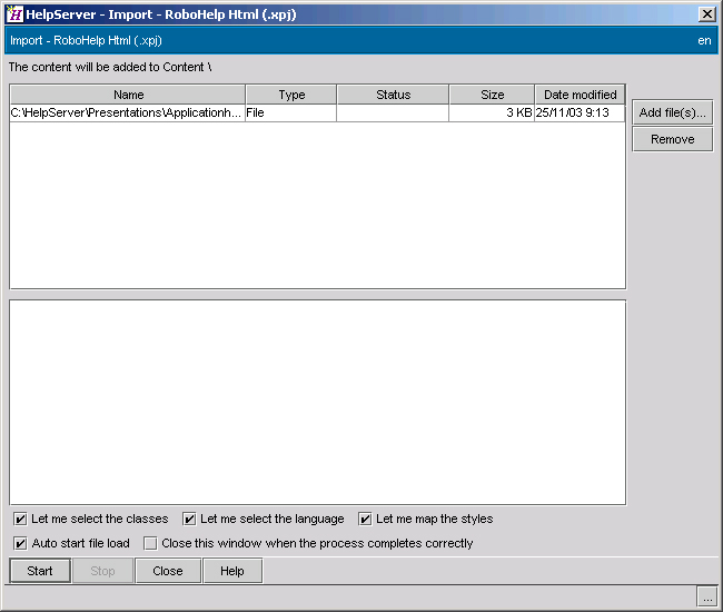 Authoring - RoboHelp projects