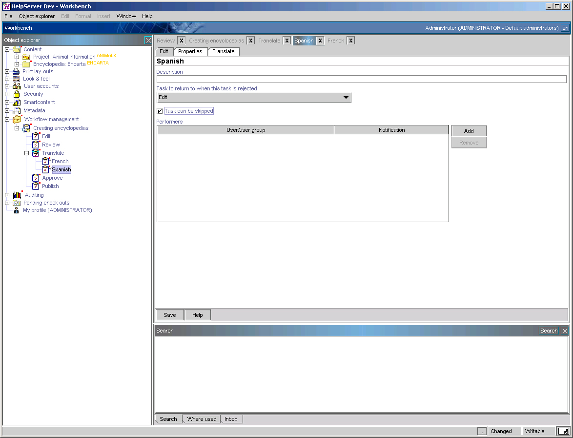 Authoring - Skipping tasks