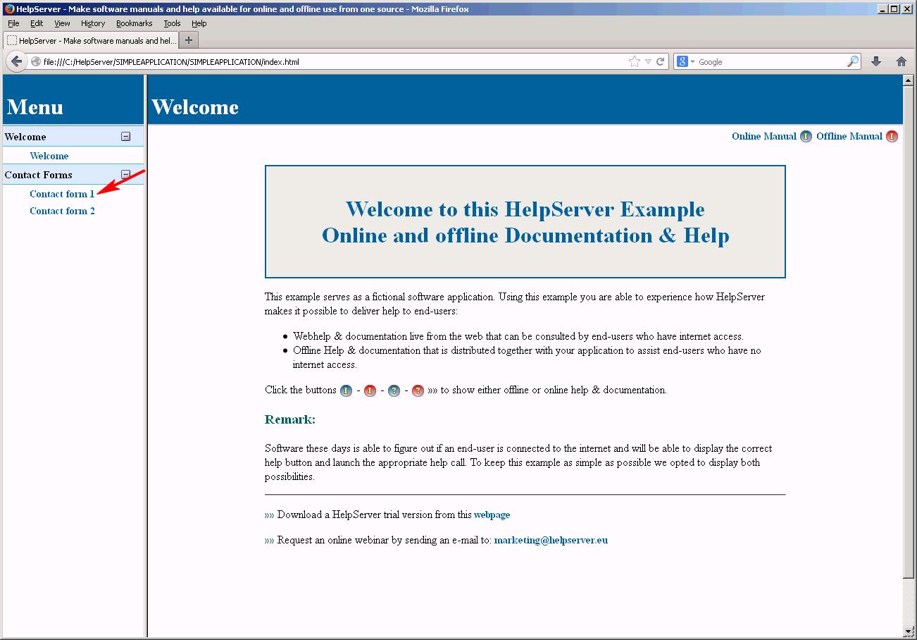 Authoring - Building a context sensitive, web based help system